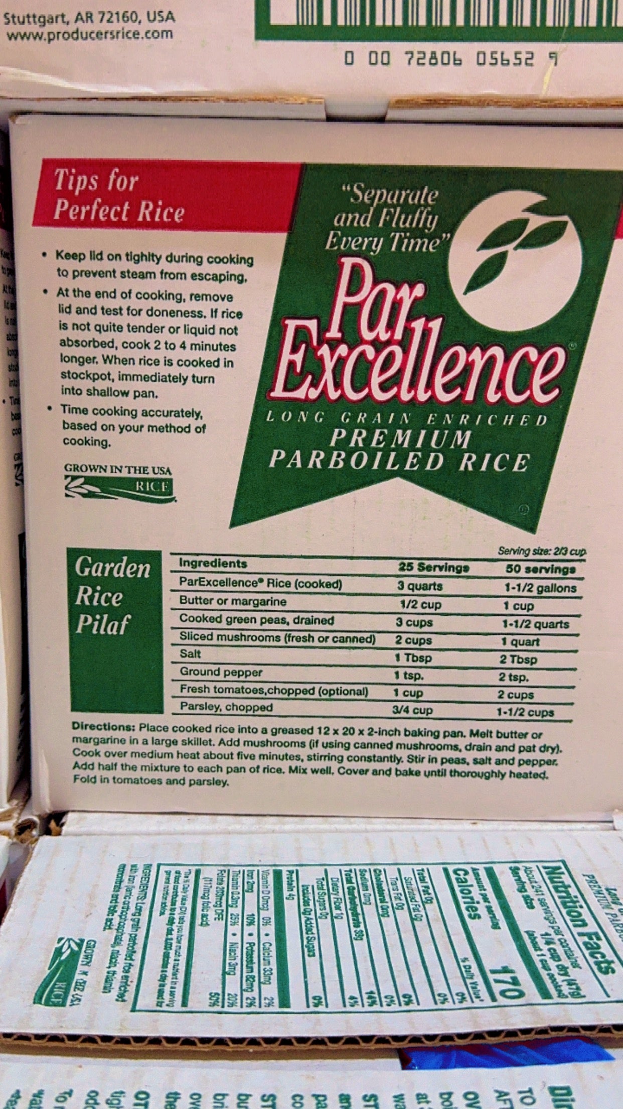 Par Excellence Rice 25LB – TAZInternational