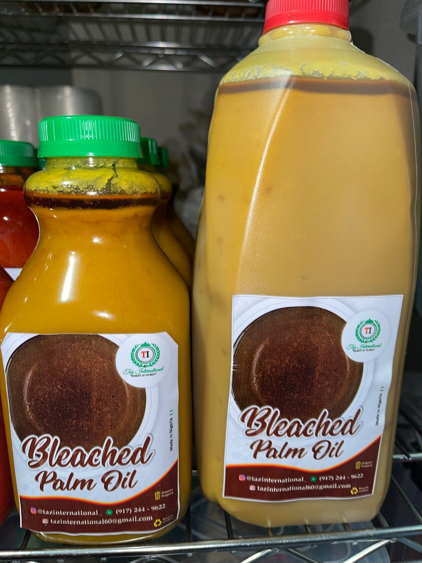 Bleached palm oil – TAZInternational